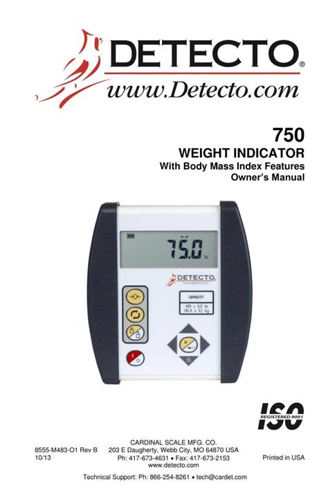 Detecto Scales Manual Detecto Scales Manual