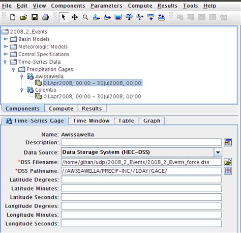 Store Csv Data On Hec Dssvue Dss For Hec Hms Model Automation