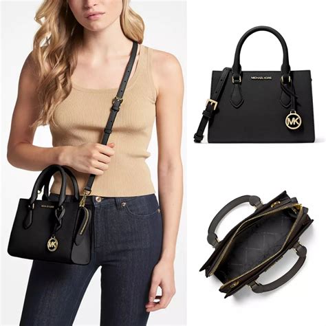 Jual Tas Branded Michael Kors Sheila Small Faux Saffiano Leather