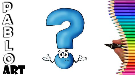 How To Draw Cartoon Question Mark