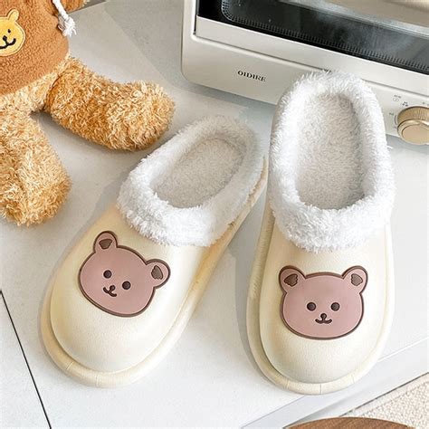사무실 곰돌이 겨울 방한 슬리퍼 털 실내화 청년리빙 무료배송 신세계적 쇼핑포털 Ssgcom
