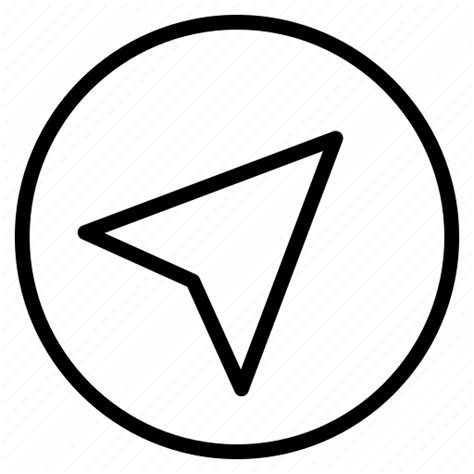 Maps Navigation Arrow Pointer Gps Direction Icon Download On Iconfinder
