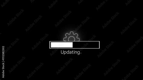 Update Vector Icon Upgrade System Sign Installing Software Gear