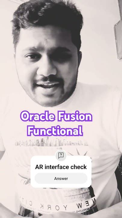 Oracle Fusion Functional Interview Ar Q1 Youtube