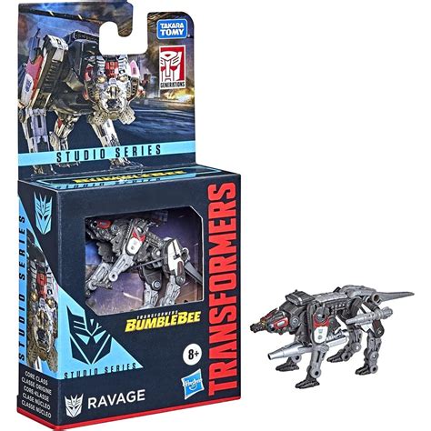 Transformers Toys Studio Series Core Class Bumblebee Ravage Action Fig