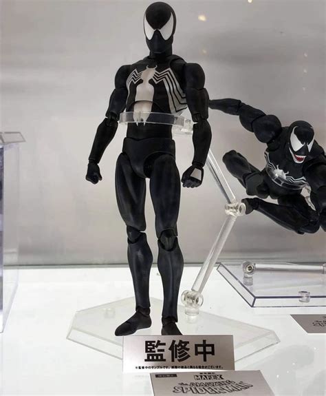 Medicom Toy Mafex Spider Man Black Costume Comic Figure 48 Off
