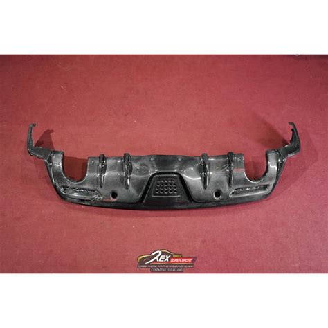 Toyota Supra A90 Rear Diffuser Aim Real Forged Carbon Fiber Shopee Malaysia
