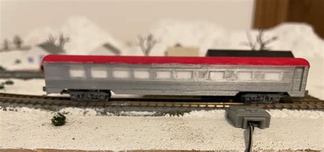 Stl File Z Scale 80 Fluted Side Dining Car Slsf Style 🚗・3d Print Design To Download・cults