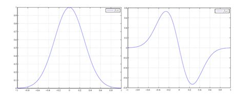 the radial basis transfer function f x and the relative wavelet