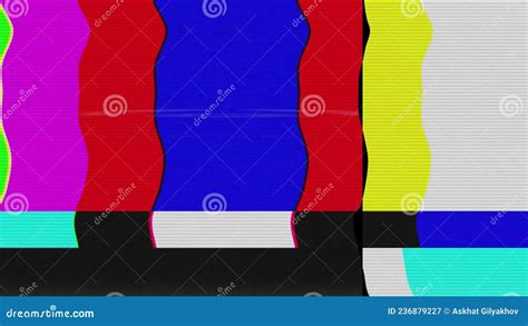 No Signal Glitch Retro Tv Screen Distortion Analog Tv Signal