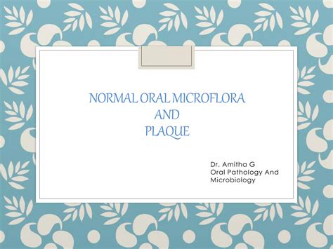 Normal Microflora Pptx