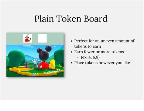 Mickey Mouse Clubhouse Token Board Reward System Token Etsy Uk