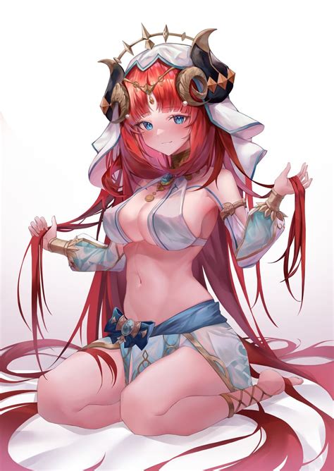 Nilou Genshin Impact Drawn By Pengrani Danbooru