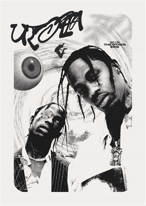 Travis Scott Poster Utopia Graphic Poster Music Poster Design