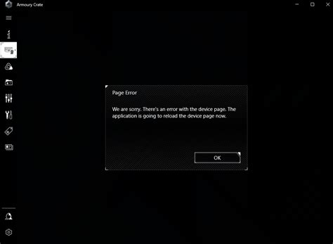Armoury Crate Feedback REPORT Bugs Iss Page Republic Of Gamers Forum