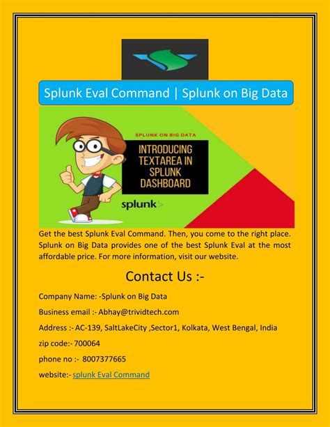 Ppt Splunk Eval Command Splunk On Big Data Powerpoint Presentation