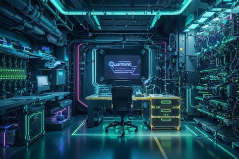 Premium Ai Image Quantum Computing Lab
