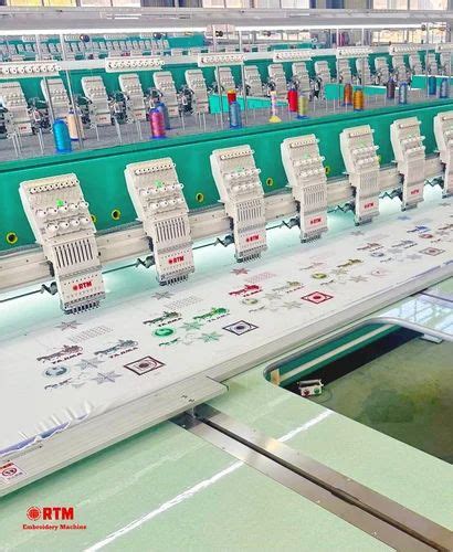 Multi Head Computerized Embroidery Machine 6 Needle Multi Head