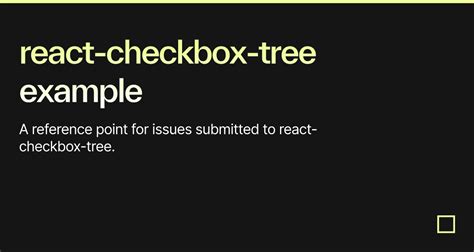 react checkbox tree examples codesandbox