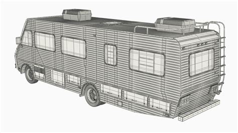 Breaking Bad Rv Fleetwood Bounder 1986 Rigged For Cinema 4d 3d Model By 3dmi