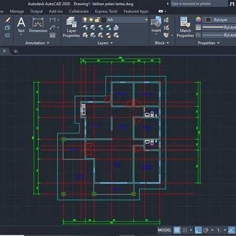 Alhamdulillah Tamat Sudah Kelas Autocad 2d Dari Basic Sehingga Pelan