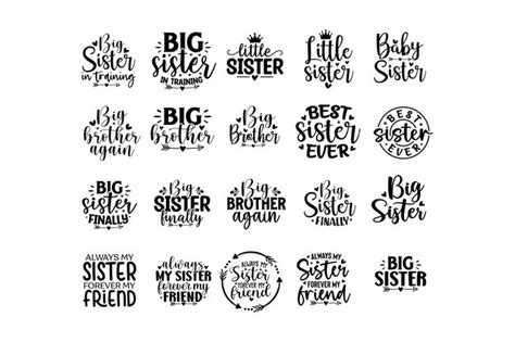 20 paquetes de diseño hermano Vector Premium