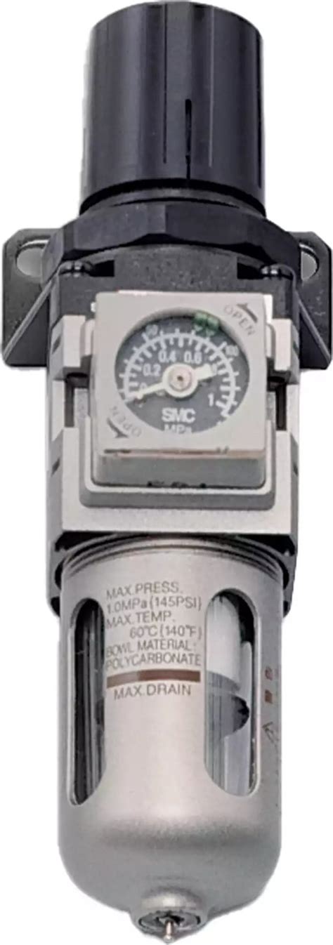 Loctite 478603 Airline Regulator Assembly 18 Npt Wpressure Gauge 5 Micron Tequipment