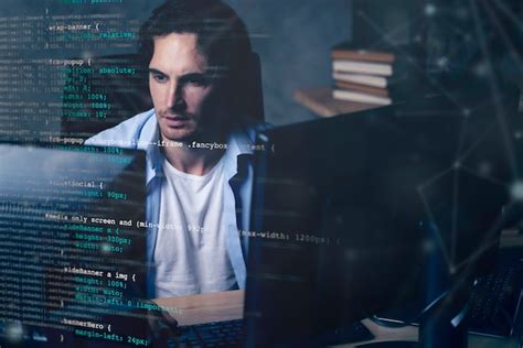 Conceito De Colagem De Html E Css Com Pessoa Foto Grátis