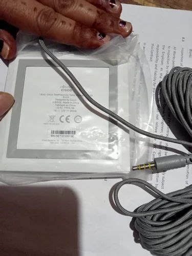 Wired Modern Cisco Cts Mic Tabl20 Table Microphone Color White At Rs