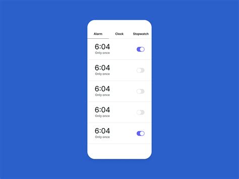 alarm clock ui by jaime velasquez on dribbble