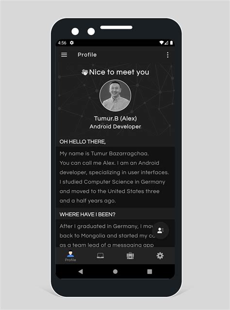 Github Timtbdev Android Portfolio App 2 🤖 Portfolio App 2 0 Kotlin Mvvm Android Jetpack