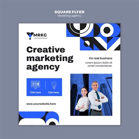 Free Psd Marketing Agency Template Design