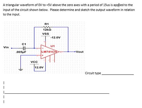 SOLVED Please Show Work And Explain Viii A Triangular Waveform Of OV To V Above The Zero Axes