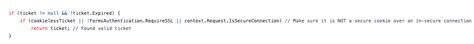 Securing The Forms Authentication Cookie With Secure Flag Developer Notes
