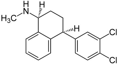 Structure Zoloft Sertraline