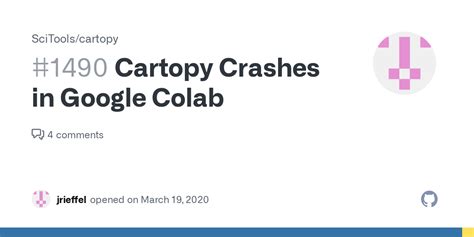 Cartopy Crashes In Google Colab Issue SciTools Cartopy GitHub