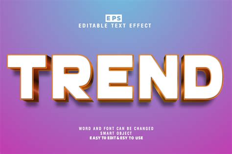 Trend 3d Editable Text Effect Vector Graphic By Truevector · Creative Fabrica