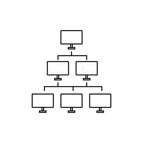 Computer Network Icon Stock Vector Illustration Of Computer 330248679