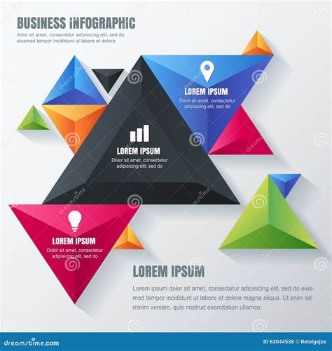 Vector Business Infographic Design Template Stock Vector Illustration Of Material Corporate