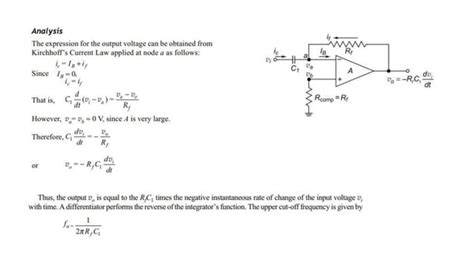 M2integratoranalog Electronics Integrator Using Op Ampspptx