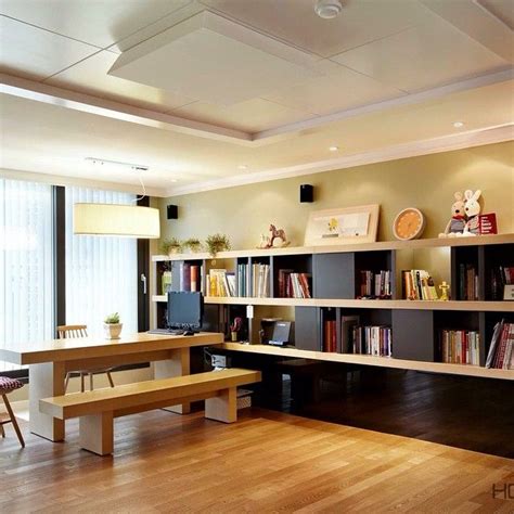 오늘의 집 On Instagram 바람직한 거실의 서재화~ 어떤가요 By 하우스테라피 인테리어 전문가 집자랑 오늘