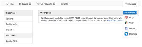 Adding A Gogs Webhook Bitrise Docs