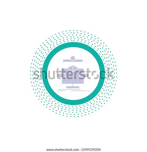 algorithm chart data diagram flow glyph stock vector royalty free