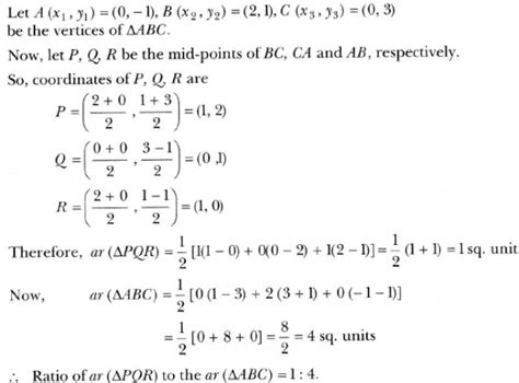 Find The Area Of The Triangle Formed By Joining The Mid Points Of The Sides Of The Triangle