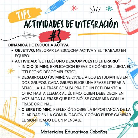 Materiales Educativos Cabañas 💙 No Olviden Compartir Facebook