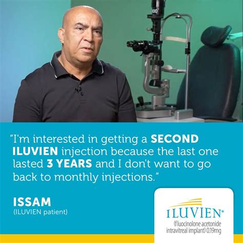 Iluvien Usa On Linkedin Monthly Injections Arent Pleasant And Dme Patients Like Issam Know This …