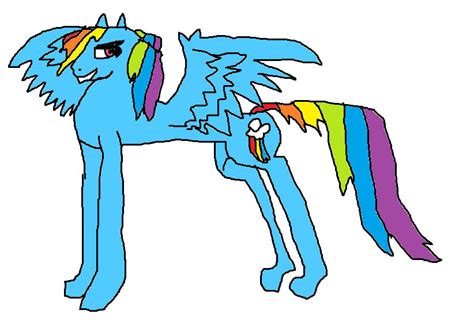 Rainbow Dash Realistic By Humanmuck On Deviantart