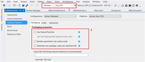 There Was A Problem Parsing The Package In Xamarin Android