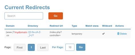 apache htaccess not redirecting properly when in domain folder