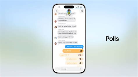 IOS 26 Create Polls In The Messages App MacRumors